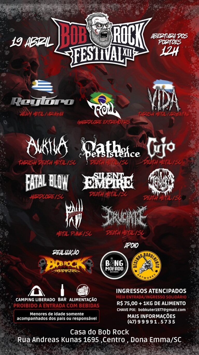 Bob Rock Festival realiza sua 12ª edição em abril - O SubSolo | Sua ...